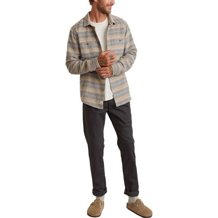 Marine Layer Cotton-Wool Blend Overshirt - Men's - Clothing