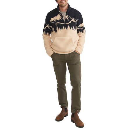 Marine Layer 1/2-Zip Scenic Fleece Jacket - Men's - Clothing