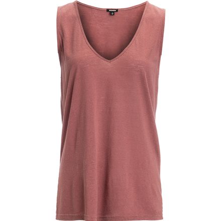 Monrow Deep V Tank Top - Women's | Backcountry.com