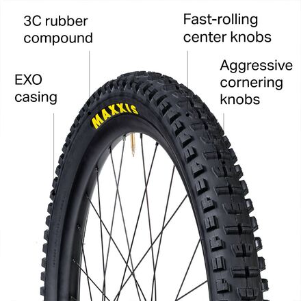 Maxxis Minion DHR II 3C/EXO/TR 27.5 Plus Tire - Bike