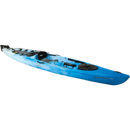 Necky Vector 14 Kayak with Rudder - Sit-On-Top - Paddle