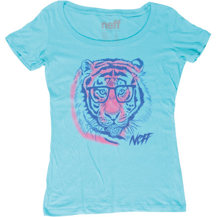 Neff Hipster Tiger T-Shirt - Short-Sleeve - Women's - Clothing