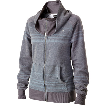 Nixon Blackhawk Full-Zip Cowl Neck Sweatshirt - Women's - Clothing