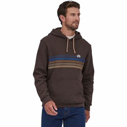 Patagonia Line Logo Ridge Stripe Uprisal Hoodie - Clothing