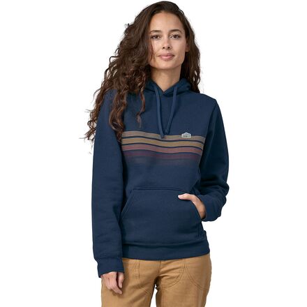 Patagonia Line Logo Ridge Stripe Uprisal Hoodie - Clothing