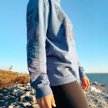 Parks Project Acadia Woodcut Long-Sleeve T-Shirt - Clothing