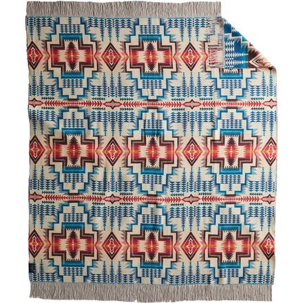 Pendleton Fringed Jacquard Throw - Accessories