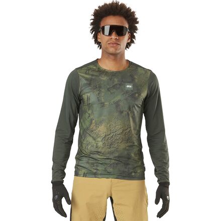 Picture Organic Osborn Printed Long-Sleeve Tech T-Shirt - Men's - Bike