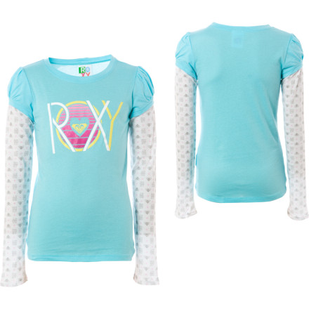 Roxy Retro Sunset T-Shirt - Long-Sleeve - Girls' - Kids