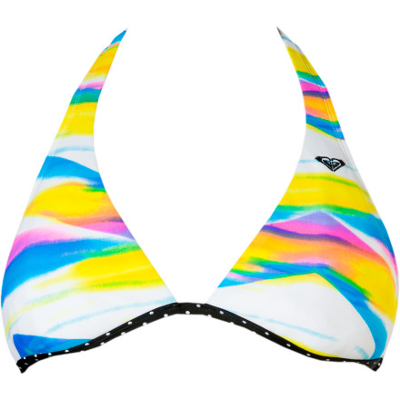Roxy Riptide T-Back Halter Bikini Top - Women's - Clothing