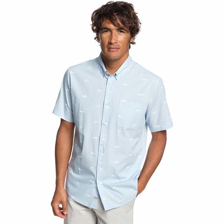Quiksilver Waterman Spun Reel Short-Sleeve Shirt - Men's - Clothing