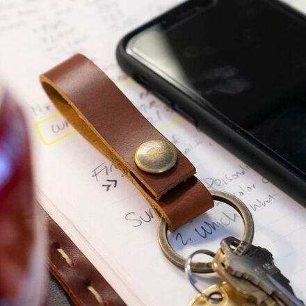 Rustico Loop Leather Keychain - Accessories