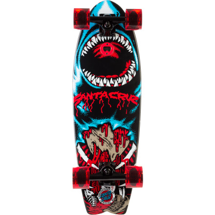 Santa Cruz Retro Shark Land Shark Complete Cruiser - Snowboard