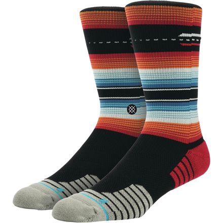 Stance Roots Fusion Run Crew Sock - Men's - Clothing
