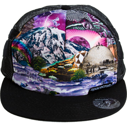 Spacecraft Space World Trucker Hat - Accessories