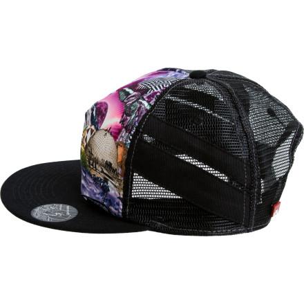 Spacecraft Space World Trucker Hat - Accessories