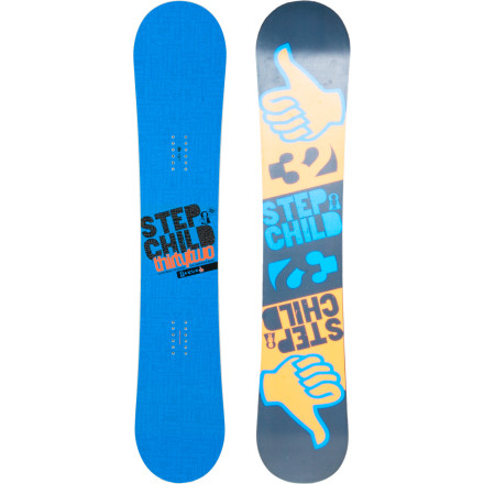 Stepchild Snowboards 32 Super Mega Colab Snowboard - Snowboard