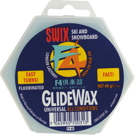 Swix F4 Universal Glide Wax w/ Cork - Ski