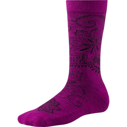 Smartwool Floral Scroll Sock - Accessories