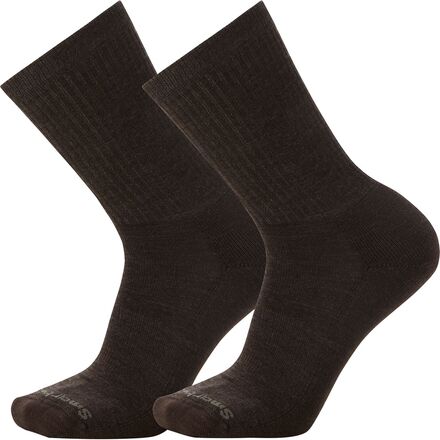 Smartwool Everyday Solid Rib Crew Sock - 2-Pack - Accessories