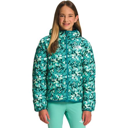 The North Face Printed North Down Reversible Hooded Jacket - Girls' - Kids
