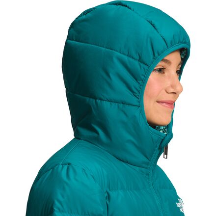 The North Face Printed North Down Reversible Hooded Jacket - Girls' - Kids