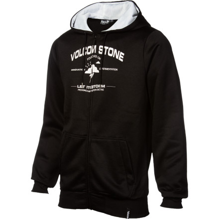 Volcom Founded Hydro Fleece Full-Zip Hoodie - Men's - Clothing