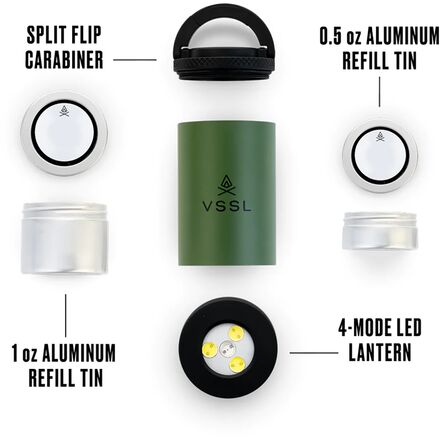 VSSL Mini Stash Light - Hike & Camp