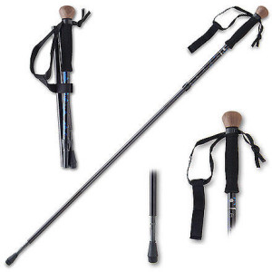 Tracks Compact Travel Staff Trekking Pole - 1 Pole - Hike & Camp