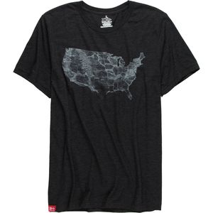 Meridian Line USA Parks Maps T-Shirt - Men's - Clothing