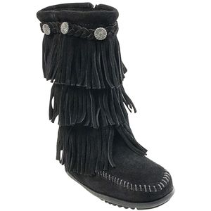 Minnetonka 3-Layer Fringe Boot - Girls' - Kids