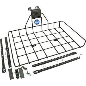 Wald #257Gb Multi-Fit Front Rack Black Pizza Delivery Basket - Bike