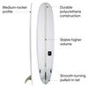 Creative Army Five Sugars PU Longboard Surfboard | Backcountry.com