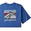 Patagonia Line Logo Ridge Pocket Responsibili-T-Shirt - Men's ...