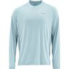 Simms SolarFlex Solid Long-Sleeve Crew Shirt - Men's | Backcountry.com